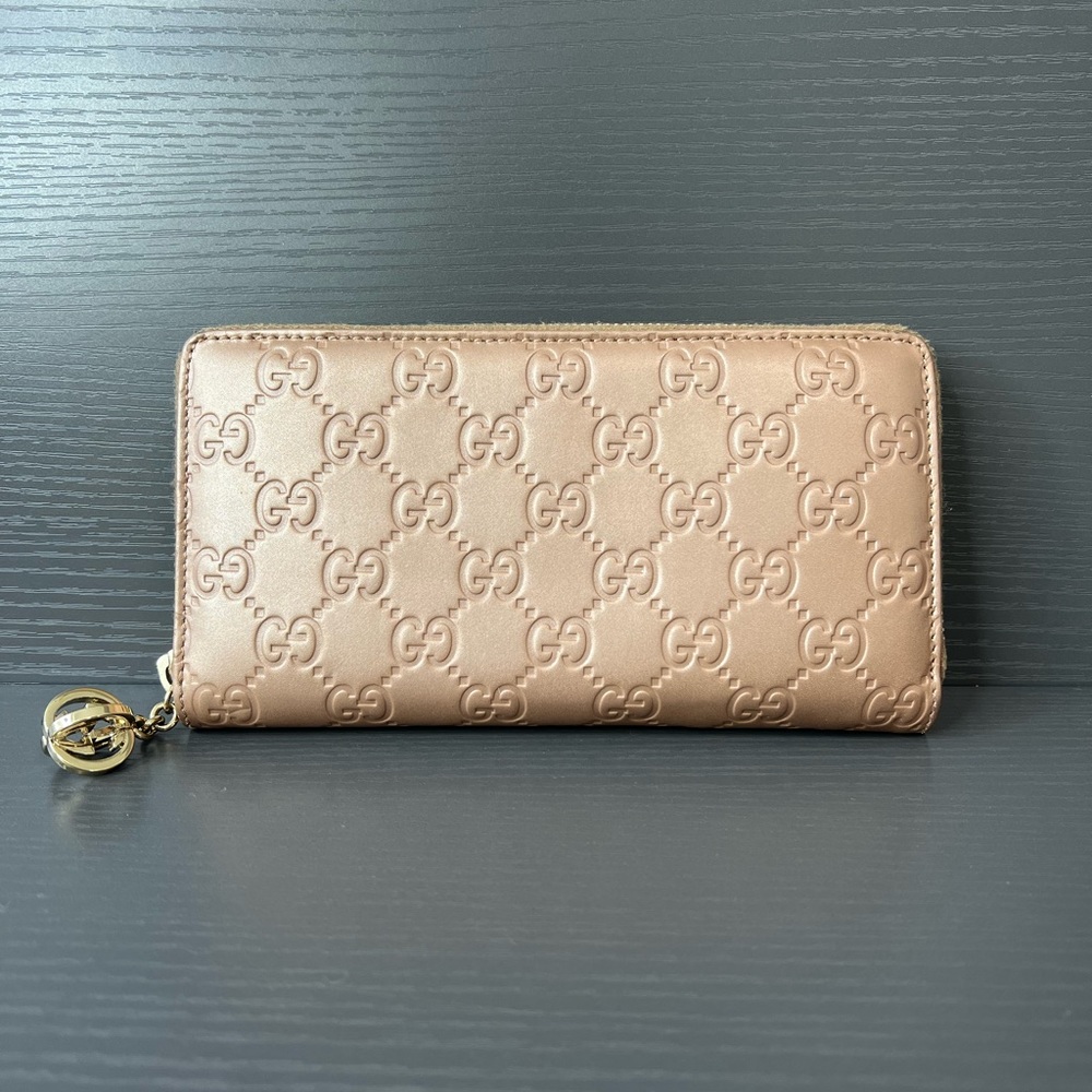 Vintage Gucci Interlocking Gg Leather Continental Wal… - Gem